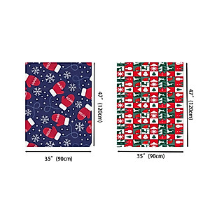 jabberwpacking 4 Pack Extra Large Christmas Gift Bag with Ribbon and Gift Tag 36"x48" Jumbo Large Gift Bags Christmas Wrapping for Xmas Present - Giant Gift Bags for Huge Gifts