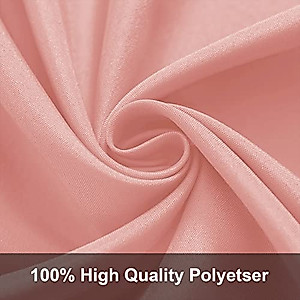Joccun 8X10FT Light Pink Backdrop Background for Photography,Polyester Backdrop Curtain Background Screen for Photography,Photoshoot,Video Recording,Studio(8X10ft,Light Pink)