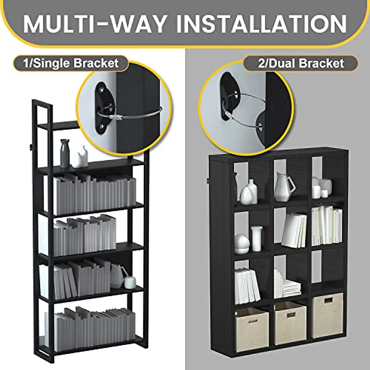 Furniture Anchors (10 Pack) Anti Tip Furniture Straps for Baby Proofing, 400lbs Tension Earthquake Resistant Metal Straps, Furniture Wall Anchor Prevent Baby Pet from Falling Furniture