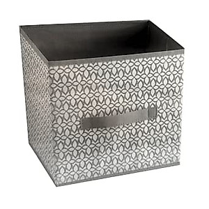 Essentials Collapsible Storage Container Gray/Pattern