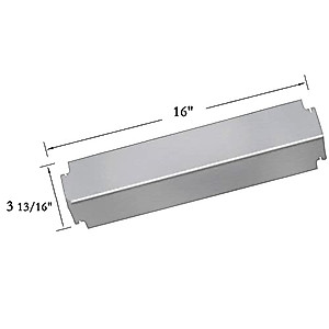 Htanch SN3321 (4-Pack) SA5591(4-Pack) 16" Heat Plates and Burner Replacement for Charbroil 463248108, 463260207, 463260707, 463261107, 463261607, 463268008, 463268606, 463268706, 466248108, 466268008