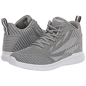 Propet Women's TravelBound Hi Sneakers, Grey, 7 XX-Wide US