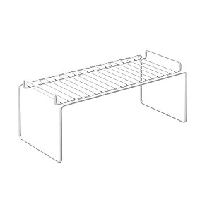 ＫＬＫＣＭＳ Spice Seasoning Rack Bathroom Organizer Multipurpose under Sink Shelf Cabinet Basket Organizer for Shower Kitchen Countertop Bathroom, White L