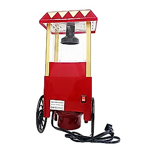 FixtureDisplays® Mini Popcorn Machine Carriage Shape Tabletop Popcorn Maker 9" L x 7" W x 15 1/2" H 15914