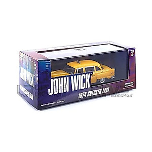 Greenlight 1:43 John Wick: Chapter 3 - Parabellum (2019) - 1974 Checker Motors Marathon A11 N.Y.C. Taxi #5L89 86607 [Shipping from Canada]
