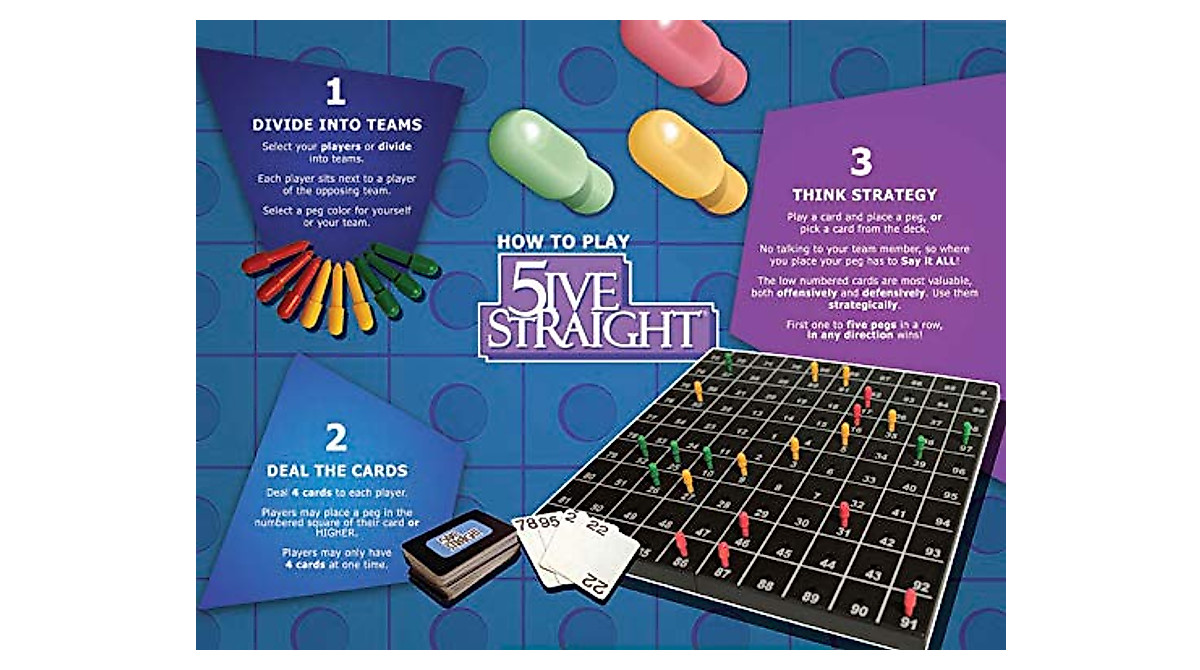 5ive Straight Board Game - Family Fun for All