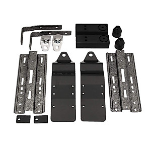 HappiJac Frame-Mount Truck Camper Tie-Down Kit; Fits 2014-2015 Chevy/GMC, Front Support Braces, Brackets, Rear Anchors, Installation Hardware - FT-CG14
