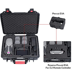 Smatree 17.6L Carrying Case Compatible with DJI Mavic 2 Pro/DJI Mavic 2 Zoom with Pre-Cut Foam for DJI Smart Controller and DJI Remote Controller