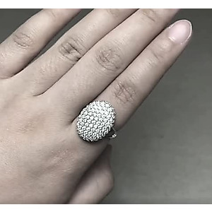 Engagement Moissanite Diamond sparkling Ring ~ Bella Swan Engagement ring ~ Sterling Silver 925 Wedding Ring for women ~ Women's Micro Pavé Zircon Ring with a prestige Metal Jewelry Box ✬✬✬By Fantasy World✬✬✬ (Moissanite, 10)