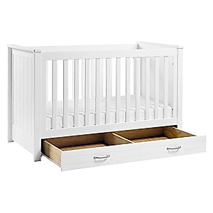 DaVinci Asher 3-in-1 Convertible Crib in White, Greenguard Gold Certified
