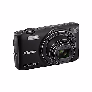 Nikon COOLPIX S6800 16 MP Wi-Fi CMOS Digital Camera with 12x Zoom NIKKOR Lens and 1080p HD Video (Black) (Discontinued by Manufacturer)