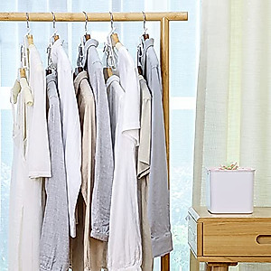 FYY Hanger Connection Hook 6 + 4 Plastic Closet Organizer Multifunctional Clothes Hanger Connector Joint Hook Space-Saving Magic Hanger Clothes Storage Non-Slip Clothes Storage Rack (White)