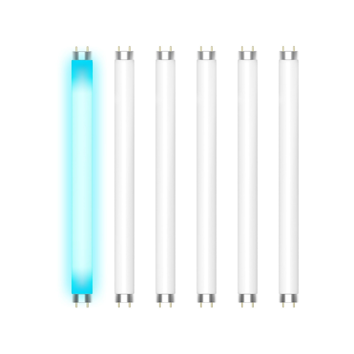 Shootingstar 6 Pack FSL BL T8 F10W Bug Zapper Replacement Bulb for 20W Bug Zapper, 13 Inch 10 Watt Light Bulb Compatible with Aspectek, Liba and Other 20W Mosquito Zapper Lamp