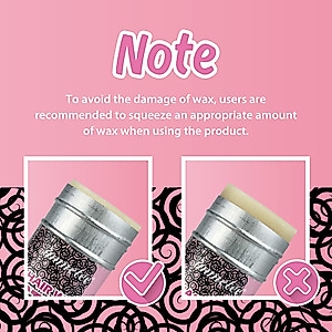 immetee Hair Wax Stick, Wax Stick for Hair & Hair Wax Stick for Flyaways, Edge Control Slick Stick, Hair Wax Stick for Wigs Men ＆ Women-75g