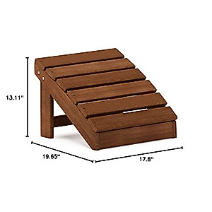 Furinno FG18926 Tioman Footstool, Natural