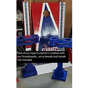 Midwest-Masterpiece Upright Magnetic Scoreboard Bocce Ball or Cornhole Bag Toss or Frisbee Game or Kan Jam