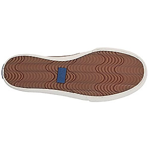 Keds Women's Double Decker Slip ON Sneaker, Tan Leather, 8.5