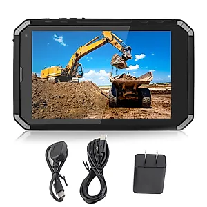 8 Inch Tablet, IP68 Waterproof Tablet Support 5.0MP 4G Network Front Camera for Android 12 for Warehouse for Industrial Use (US Plug)