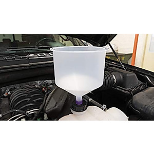 Lisle 24780 Spill Free Funnel with Standard/GM/VW/Ford Adapters, Factory