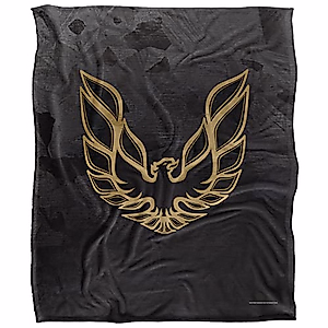 Pontiac Galvanized Firebird Officially Licensed Silky Touch Super Soft Throw Blanket 50" x 60"