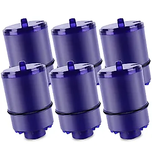 PUREPLUS NSF/ANSI 42 Certified Faucet Filter Replacement for Pur® Plus RF9999® FM-2500V FM-3700, PFM150W, PFM350V, PFM400H, PFM450S, Used for Pur® Advanced & Horizontal Faucet Mounts, 6Pack