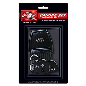 Rawlings | Umpire Accessories Set | Includes 4-Dial Indicator, Brush & Bag