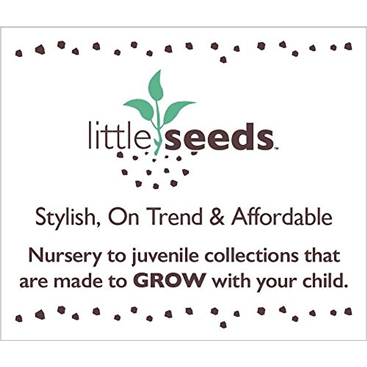 Little Seeds Rowan Valley Arden 6 Drawer Grey Changing Dresser