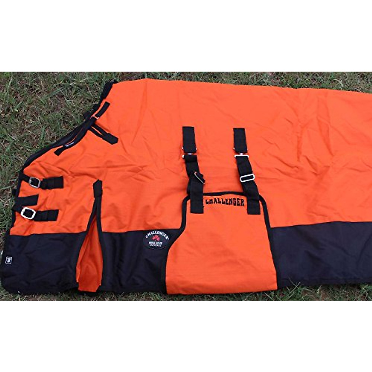 CHALLENGER 78" 1200D Turnout Waterproof Horse Winter Blanket Heavy Weight Belly Band 522B