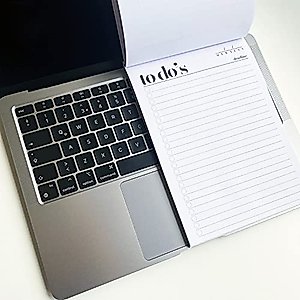 To Do List Notepad A5 Size (8.3"X5.8") Daily To Do List Planner, Productivity Planner, Stylish Design, Quality Thick Paper, Hardcover, Undated, Ruled Pages, Checkboxes, Deadline Column, Date Section.