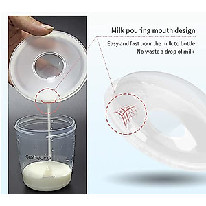 Chargenyang Breast Shells Nursing Cups Milk Saver Protect Sore Nipples for Breastfeeding Collect Breastmilk Leaks for Nursing Moms Soft and Flexible Silicone Material Reusable, 2-Pack