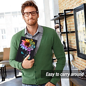 Case for iPad Pro 11 Inch 2022/2021/2020 (4th/3rd/2nd Generation),iPad Air 5th / 4th Generation 10.9 Inch (2022/2020) Case, Durable Shockproof Protective Cover，Sugar Skulls and Sunflowers