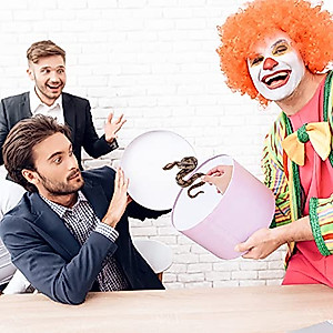 Amosfun High Simulation Python Model Toy Big Realistic Snake Halloween Tricky Creepy Prank Scary Snake Toy