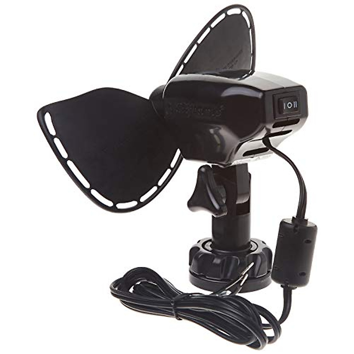 Caframo Ultimate 757 12V 2-Speed 7 inch Fan - Direct Wire Black