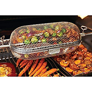 Napoleon 64000 Rotisserie Basket Grill Accessory, Stainless Steel