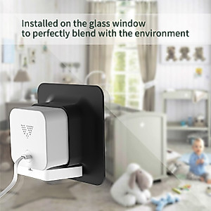 HOLACA Window Mount for Wyze Cam v3, Flexible Mount for Wyze Cam V3 (Black 2Pack)