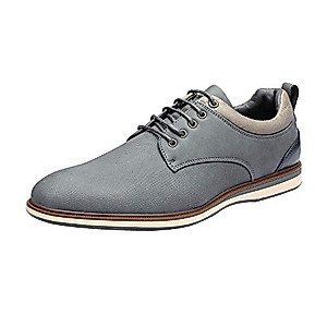 Bruno Marc Men's Grey Dress Shoes Casual Oxford LG19011M 11 M US