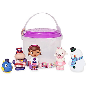 Disney Store Official Bath Set (Doc McStuffins) - Kids Bath Accessories with Beloved Disney Characters - Colorful and Fun Bath Time Essentials for Kids - Suitable for All Ages