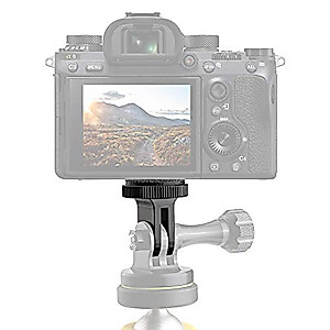 Tripod Mount for Gopro Tripod Adapter 1/4-20 Camera Mount Adapter Mount Tripod Fits GoPro Hero Sony Xiaomi yi Sjcam Action Cameras and Other Standard 1/4 Accessories