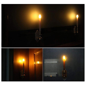 NITRIP Home Decoration High Brightness Candle Light, LED Candle Light, 2Pcs Candle Light, for Home Garden Party Decor Birthday Banquets