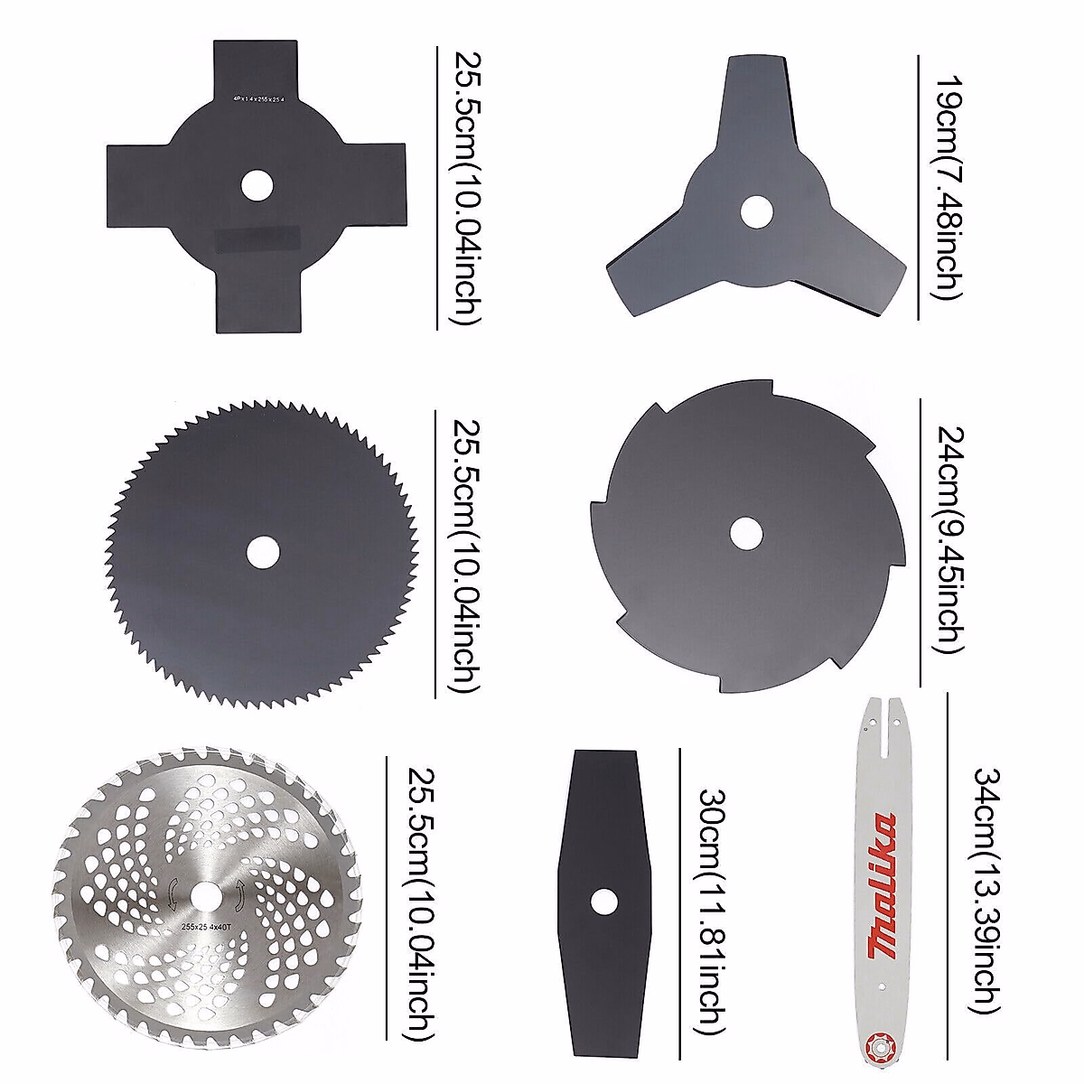 Cordless Trimmer, 10 in 1 52cc Hedge Strimmer Telescopic Rod String Trimmer, 2 Stroke Engine Trimmer and Brush Cutter Blade Power Trimming Tools for Garden Lawn Care and Tree Trimming