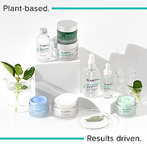 ClarityRx Daily Dose of Water Hyaluronic Acid Hydrating Face Serum, Natural Plant-Based Daily Moisturizing Treatment for Dry, Dull Skin (1 fl oz)