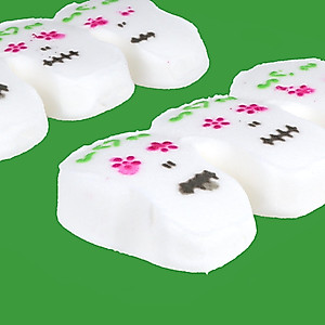 Halloween Peeps Marshmallow Candy, Day of the Dead Party Favors or Baking Decoration, 3 Pack, 9 Pieces (Sugar Skulls) (3 Ounces)