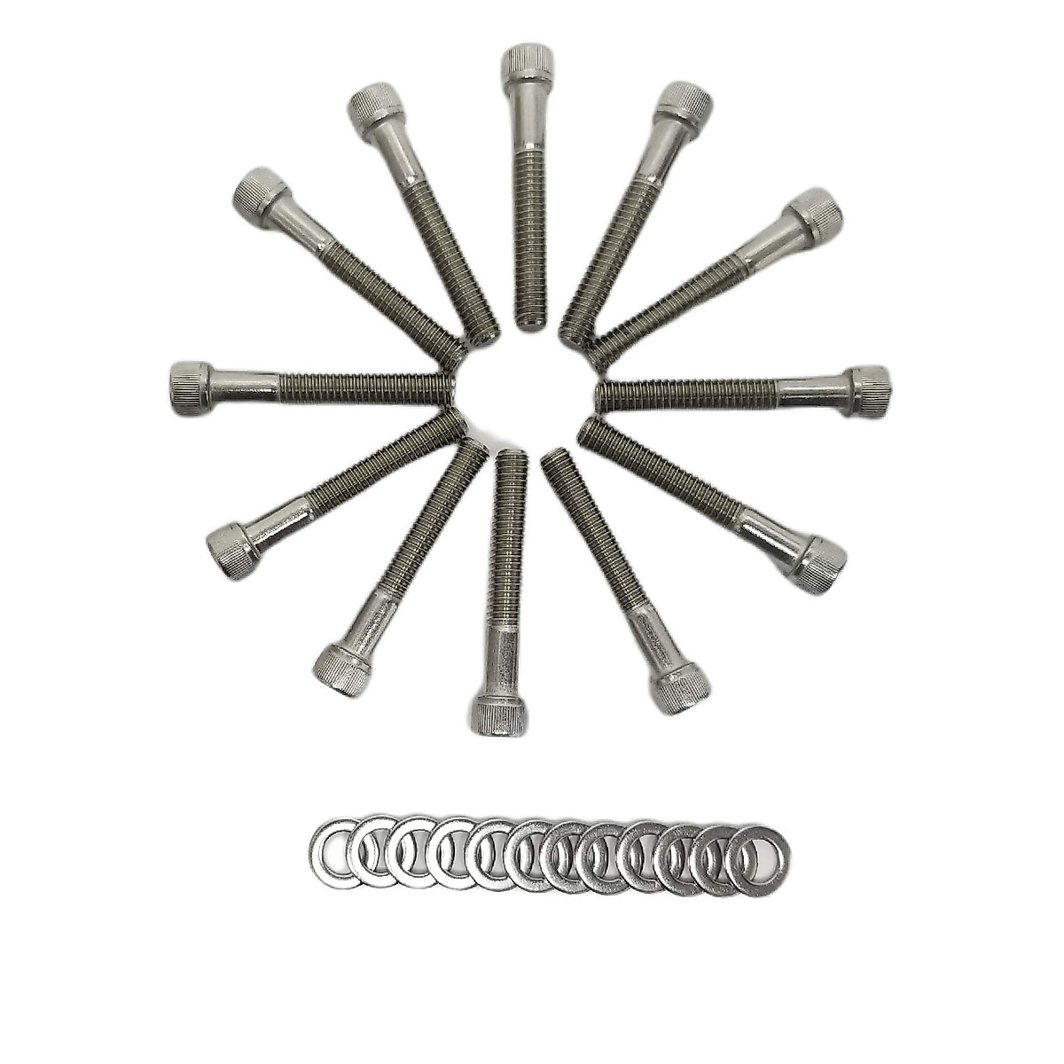 Z Whip SBF Stainless-Steel Intake Manifold Bolt Kit Stainless Steel Socket Cap BOLTS Compatible with Ford Small Block V8 Engines 260 289 302 5.0L Mustang EFI Cars and F-series Trucks SB