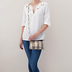 Hobo Womens Leather Crossbody Bag (Glam Snake, One Size)