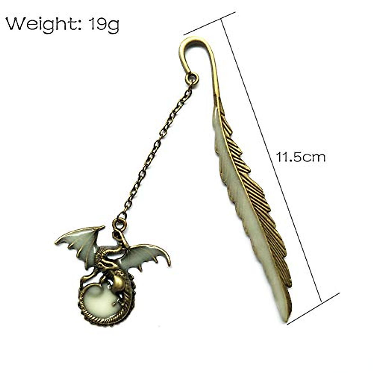 Bookmarks for Women Men,Metal Bookmark for Book Lovers, Luminous Book Marks with Gift Box fit Kids Girls Reading Lovers