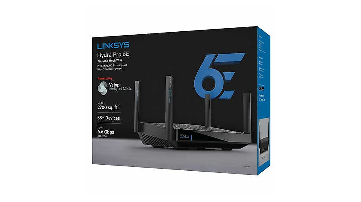 Linksys Hydra Pro 6E Tri-Band Mesh WiFi Router for Maximum Speeds