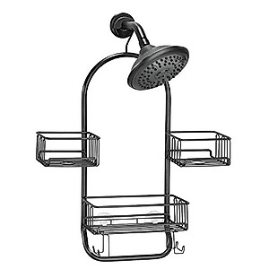 iDesign Classico Shower Caddy, Matte Black