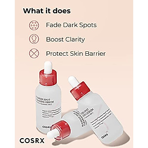 COSRX AC Collection Blemish Spot Clearing Serum, 40ml / 1.35 fl.oz | Centella, Niacinamide, EGF Serum | Animal Testing Free, Paraben Free
