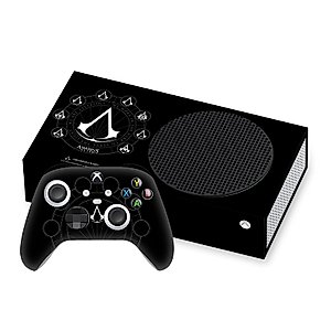 Head Case Designs Officially Licensed Assassin's Creed Crests Legacy Logo Matte Vinyl Sticker Gaming Skin Case Cover Compatible with Xbox Series S Console and Controller Bundle