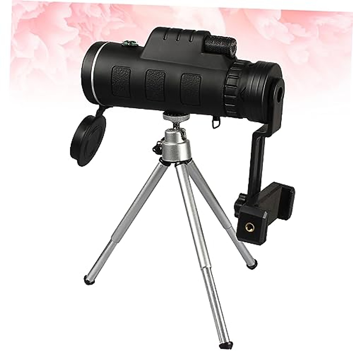 Mikikit 2pcs Travel Magnifying Mirror Mobile Lens Screen Magnifier Phone Camera Magnifier monocular Telescope with Night monocular Telescope for Mobile Phone 40x60 Telescope Telephone